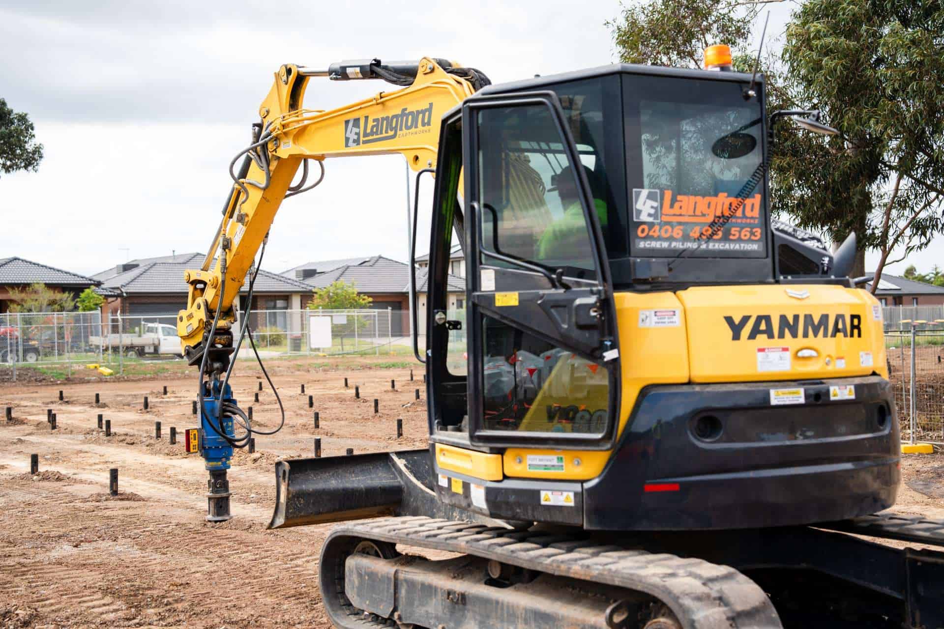 Langford Earthworks | Effortless Screw Piling & Foundations